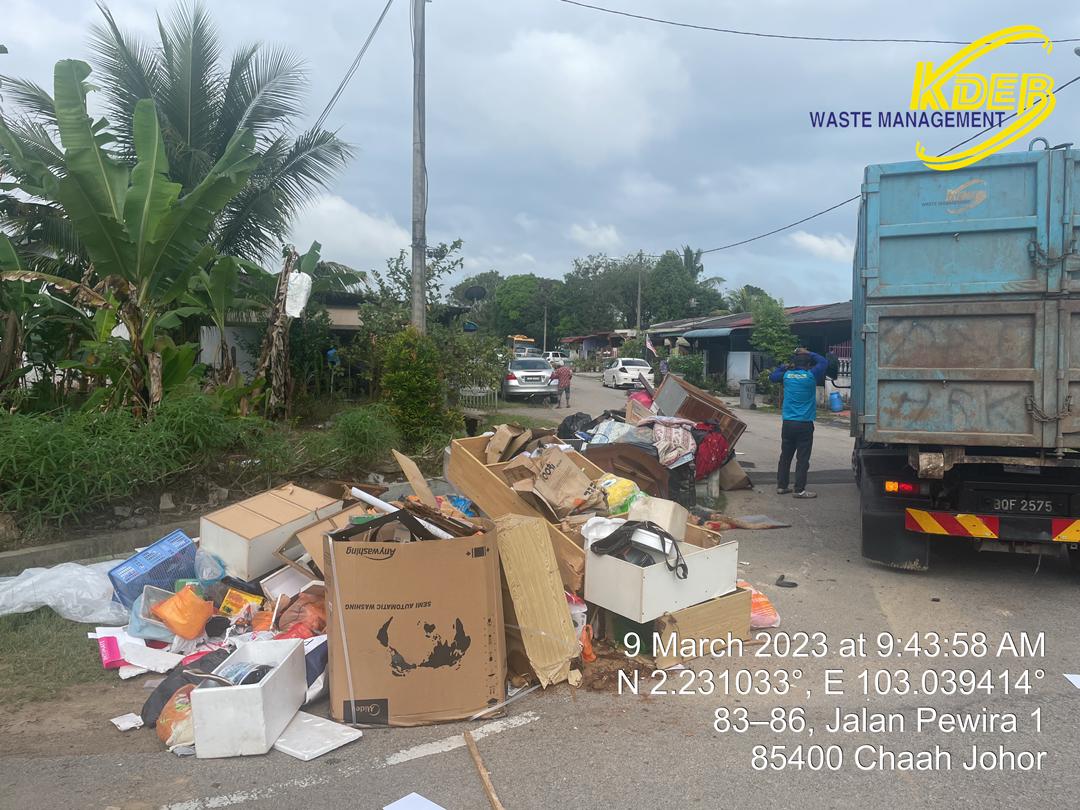 KDEB Waste Management - MISI BANTUAN PEMBERSIHAN PASCA BANJIR JOHOR