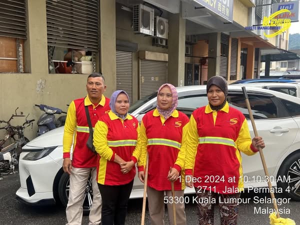 KDEB Waste Management - OPERASI PEMBERSIHAN DI KAWASAN AMPANG JAYA