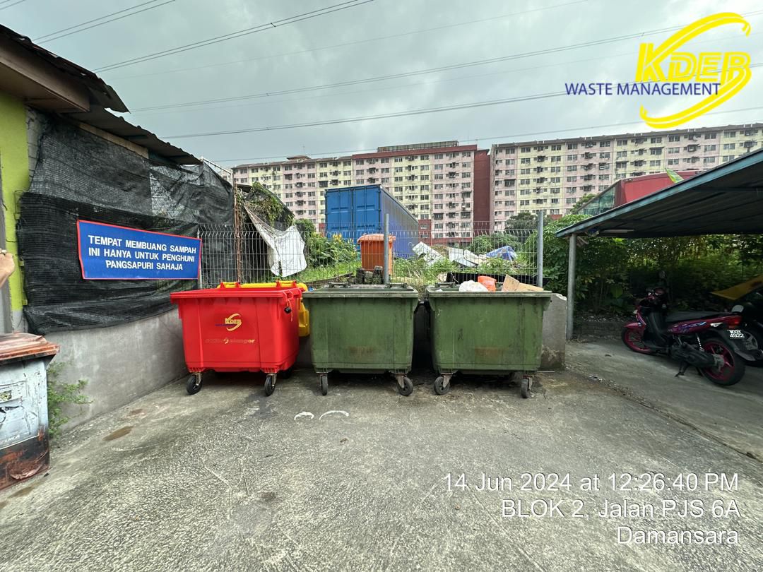 KDEB Waste Management - SUMBANGAN TONG SAMPAH DI DUN SERI SETIA